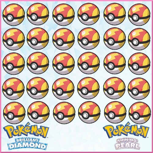 30 Fast Ball Pokemon Brilliant Diamond Shining Pearl Apriballs Apriball ...