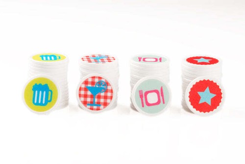 B-Token TOPLSTPR02 Printed Tokens in White with Beer | eBay