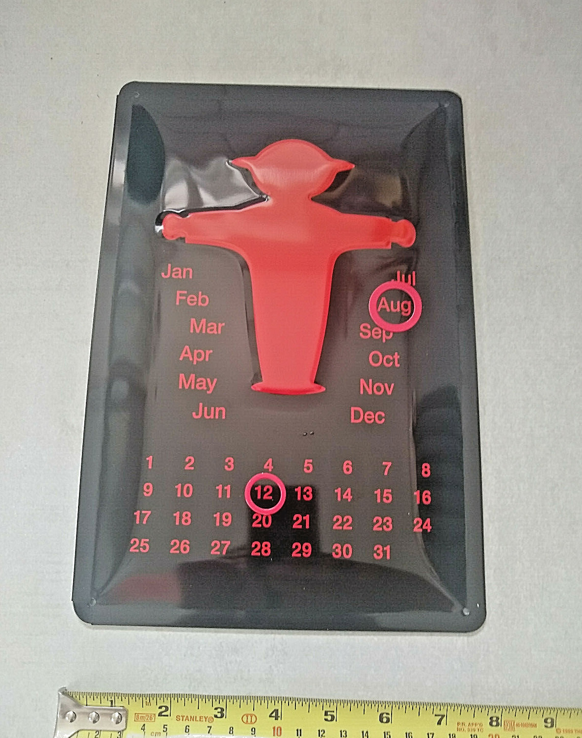 EAST GERMAN/DDR vintage retro Amplemann streetsign magnet calendar | eBay