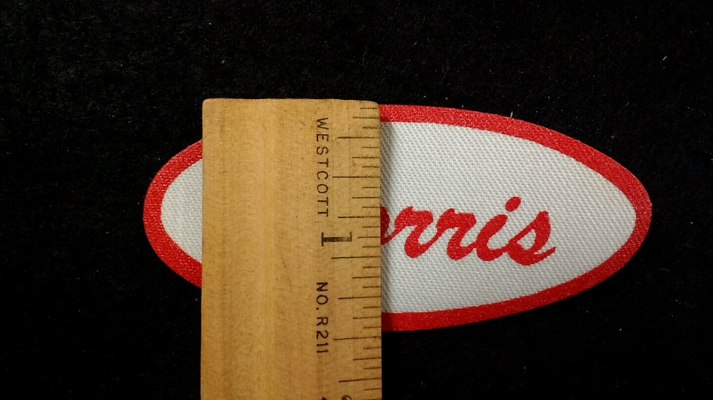 Morris Vintage 1960s Cursive Name Patch Uniform Shirt… - Gem