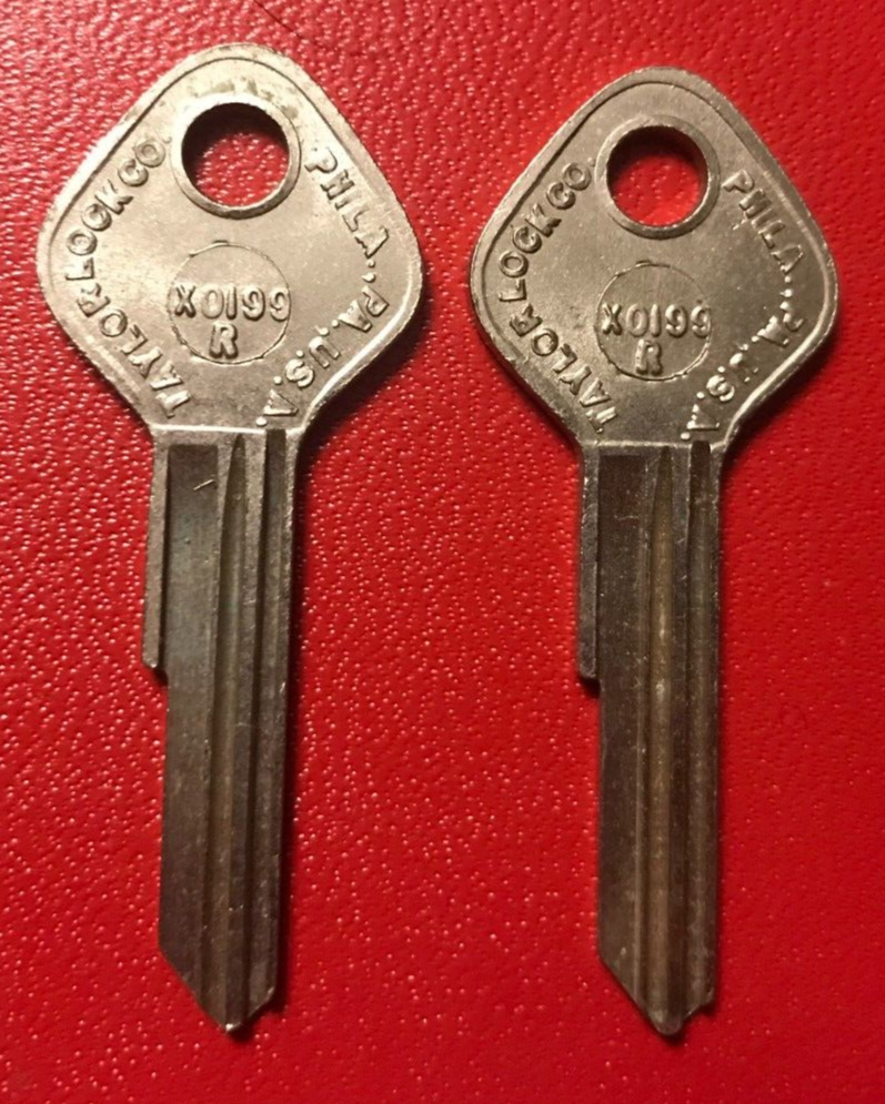 Taylor Lock Co. brand key blanks B28 Set of 2 | eBay
