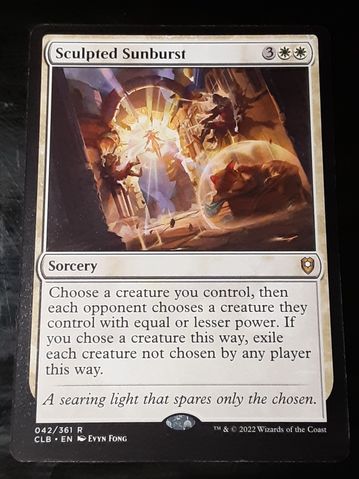 Sculpted Sunburst , Commander Battle for Baldur's G ,NM,MTG,FREE ...