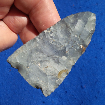 ST CHARLES SNAP BASE NELLIE BLUE FLINT OHIO ARROWHEAD Authentic Indian ...
