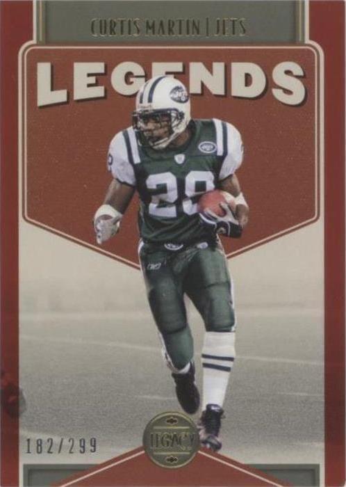 2022 Panini Legacy - Legends Curtis Martin #117 Red /299 for sale ...
