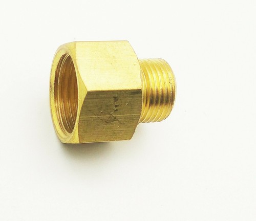 Male 1/4 UNF to Female BSP UNF NPT Pipe Thread Brass Reducing Adaptor ...