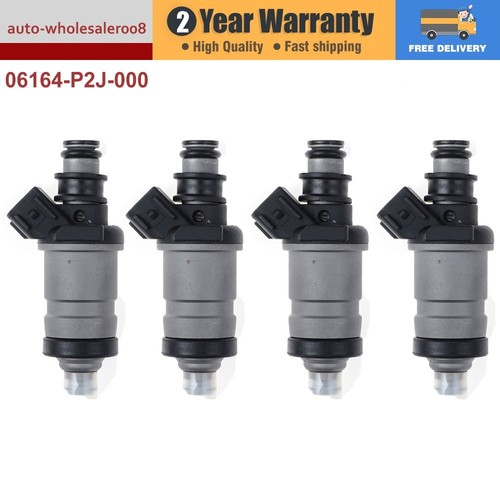 4X Fuel Injector 06164-P2J-000 For Honda Accord Civic Del Sol Acura ...