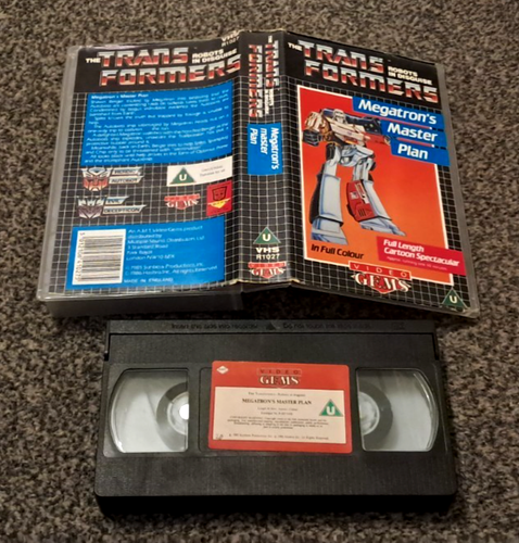 TRANSFORMERS MEGATRON'S MASTER PLAN OPTIMUS PRIME PAL VHS VIDEO KIDS ...