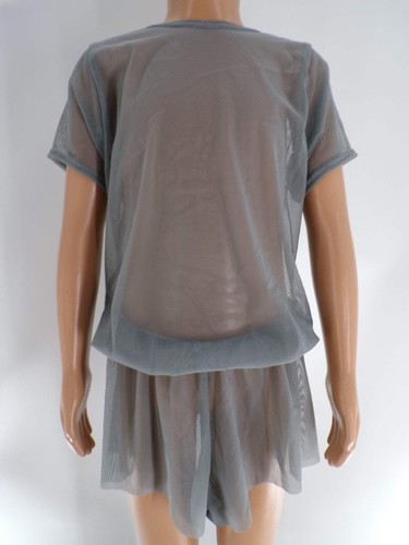 Dance Costume Kizzi Sheer Mesh Romper Green Medium Child Lyrical ...