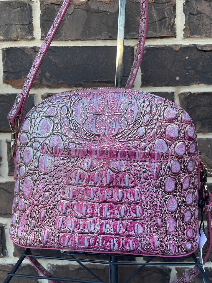 NWT BRAHMIN Begonia Pink Minx Melbourne Small Georgina Crossbody pink ...