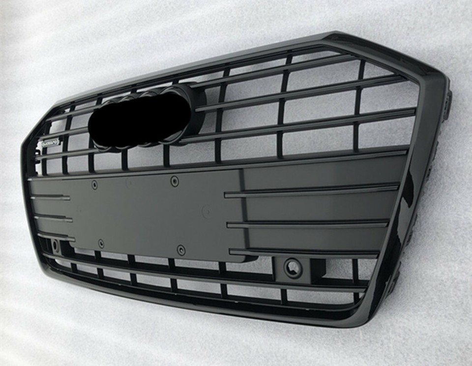 Honeycomb Front Vent Radiator Grille For Audi A6 C8 2019-2021 Black | eBay