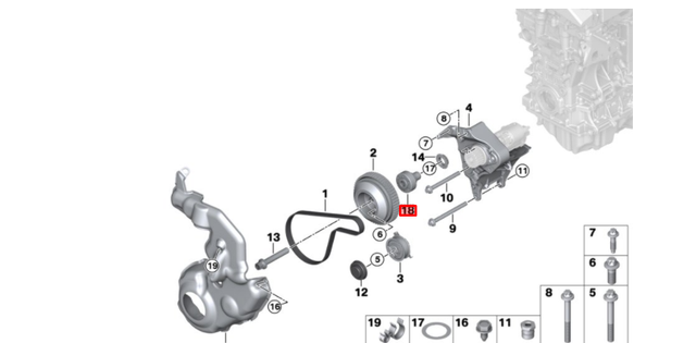 BMW 11237597421 Genuine OEM Vibration Damper Hub for sale online | eBay