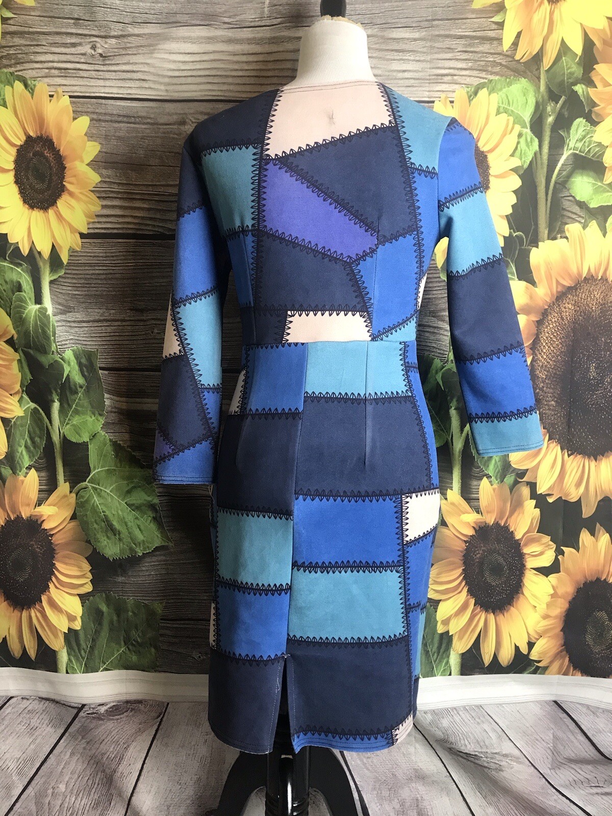 Patchwork Sally Costume Dress scarecrow Halloween siz… - Gem