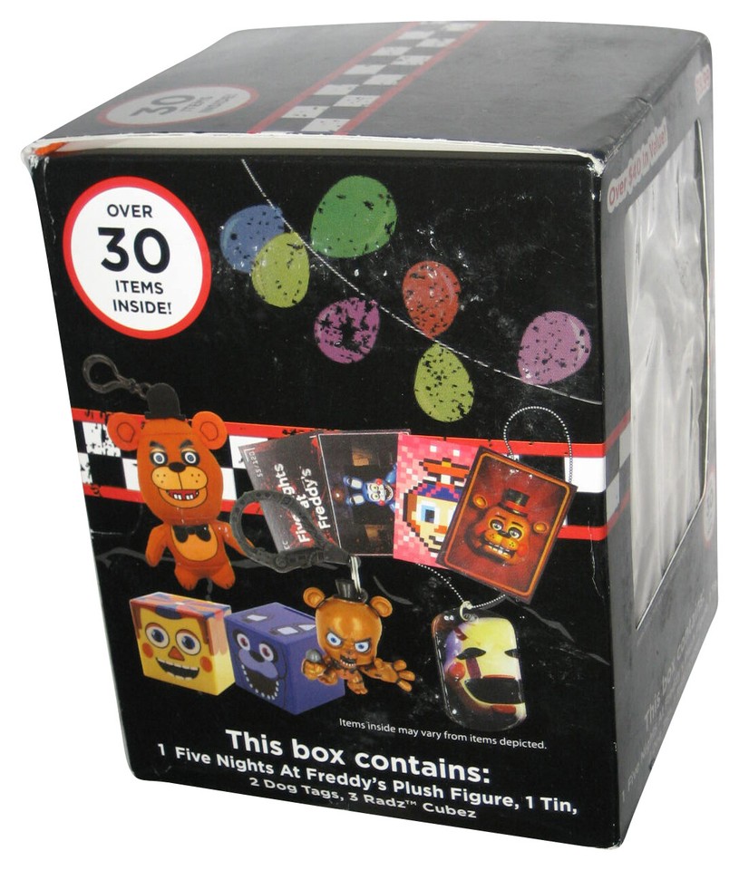 Five Nights At Freddy's Radz Cubez Plush Figure Dog Tags Tin Box Set | eBay