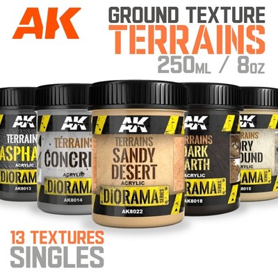 AK Interactive: GROUND TEXTURE - Terrains Effects FX Paste Terrain ...