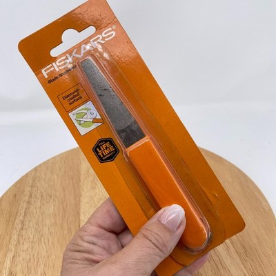 Fiskars Diamond Coated Sharpener & Gardening Tool Scissors Sharpener 6 ...