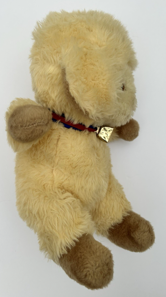 Vintage 70s Gund Sheep Lamb Plush Cream Fuzzy w/ Bell Stuffed Animal 13 ...