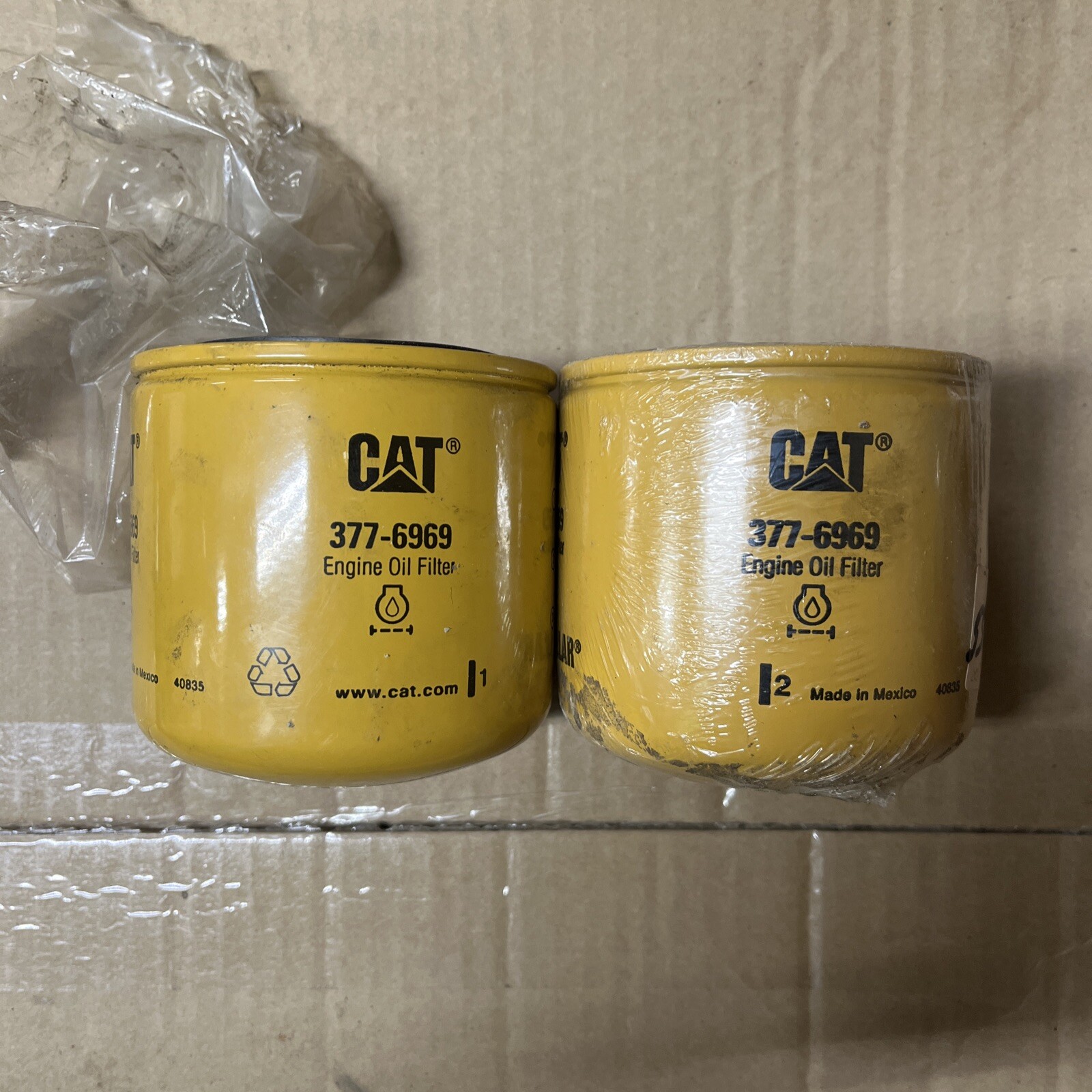CAT 377-6969 ENGINE OIL FILTER New X 2 | eBay