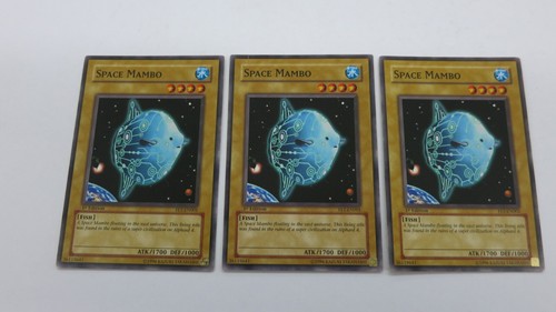 3x SPACE MAMBO MONSTER PLAYSET 1ST EDITION FET-EN001 COMMON YUGIOH NM ...