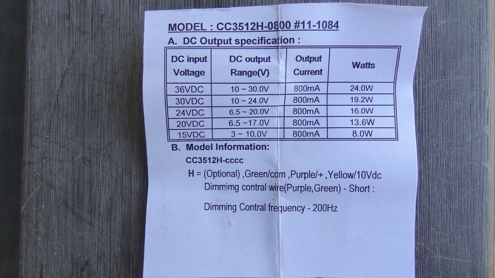 HS High Perfection LP1020-12 Class 2 Power Supply LED Driver DC Output ...