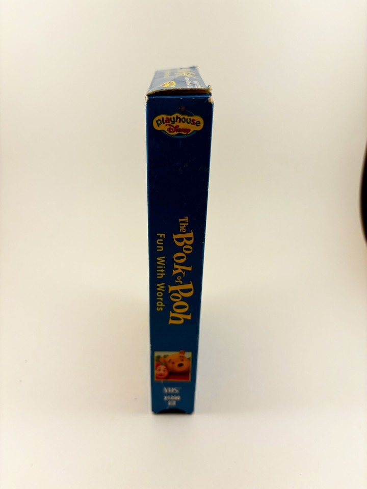 The Book of Pooh Fun With Words VHS Children Educational Disney Used ...