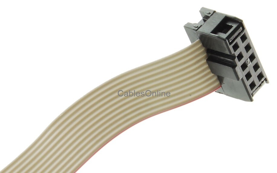 10-Pin (2x5) Female to 16-Pin (2x8) Female Eurorack Module Power Cable ...