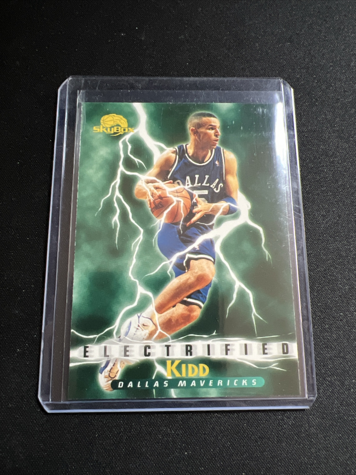 Jason Kidd 1995-96 Electrified Insert SkyBox Premium #280 Dallas ...