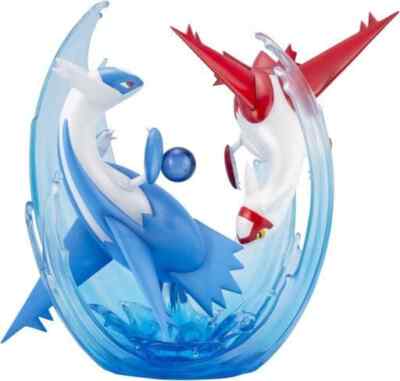 Pokemon Center Limited PVC Figure Latios & Latias Painted figure 18cm ...