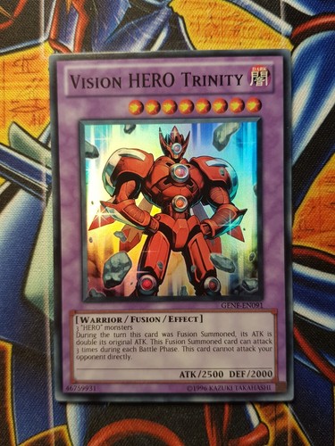 Yu-Gi-Oh! Card - Vision Hero Trinity - Super Rare - GENF-EN091 | eBay