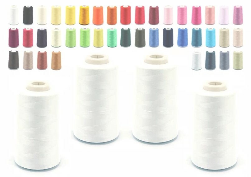 5000 Yards Overlocking 120s Thread Polyester Industrial Sewing Machine 80+Colour | eBay UK