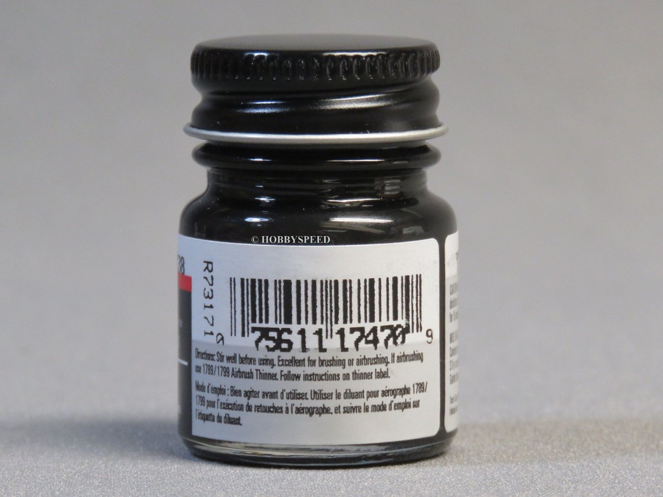 TESTORS PAINT MODEL MASTER GLOSS BLACK ENAMEL 1/2 oz plastic car ...