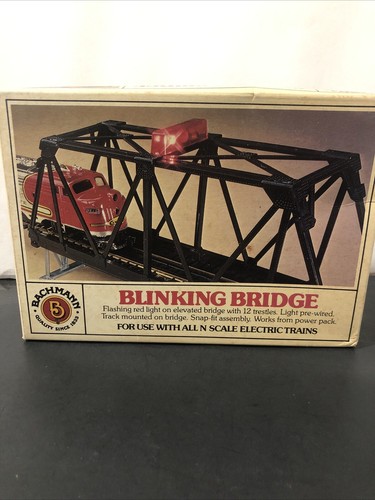 Bachmann N Scale Blinking Bridge 56-1221 N scale train | eBay
