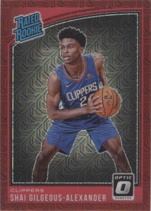 2018-19 Panini Donruss Optic - Rated Rookie Shai Gilgeous-Alexander ...