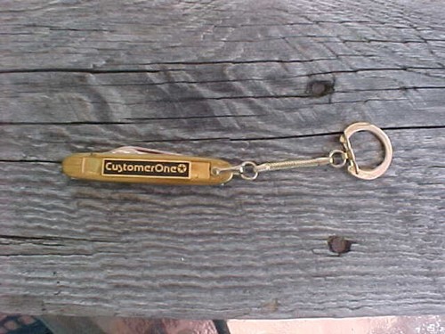 CUSTOMER ONE MoPaR Pocket Knife Key Chain Colonial USA 2 Blades Penta ...