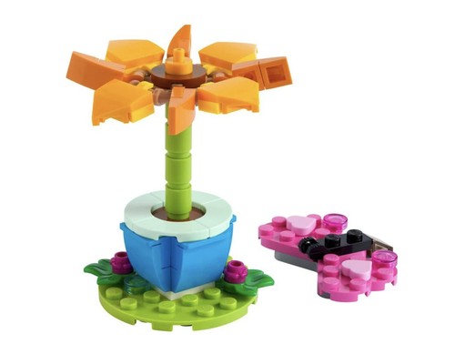 New LEGO 30417 Friends Garden Flower & Butterfly Polybag Botanical ...