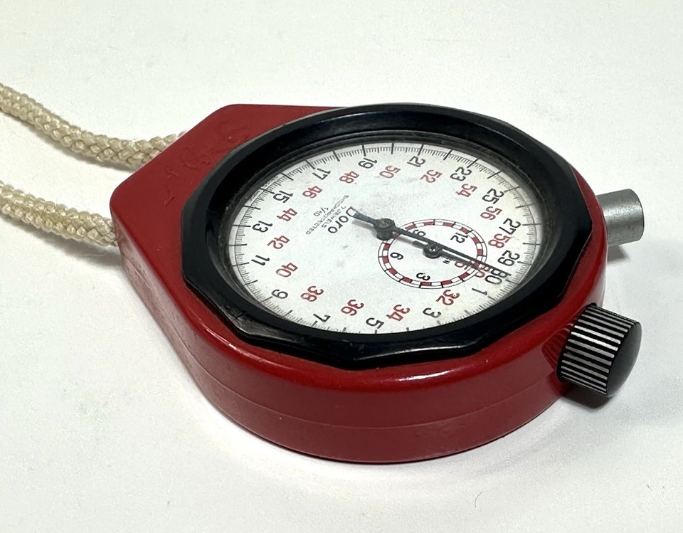 VINTAGE Medalist Doro Shock Protected 1/10 Swiss Made Stopwatch - FREE ...