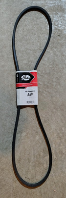 Gates A69 Hi-Power II Classical Section Wrapped V-Belt 1/2 X 71 Inches ...