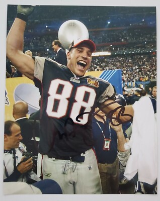 Christian Fauria Signed New England Patriots 8x10 Photo 2x Super Bowl ...