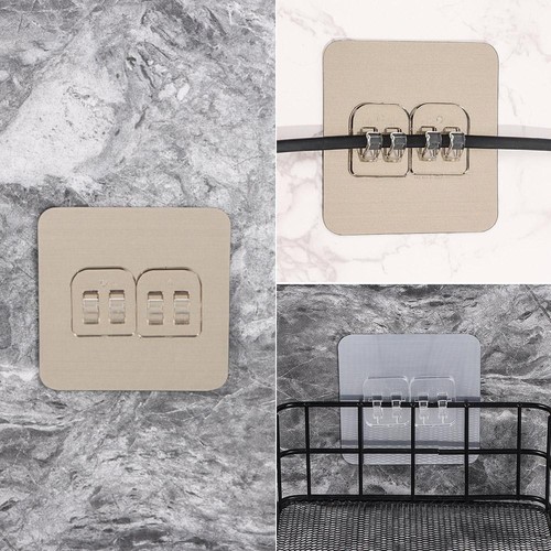 Magic Stickers Buckle Free Punch Hook Strong Non-marking Glue Brushed ...