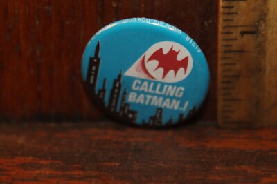 Batman 1-1/4 Pinback Button Calling Signal | eBay