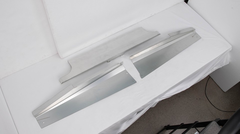 3 Pieces Radiator Filler Panels Kit Smooth Steel for 1969-1972 Chevy ...