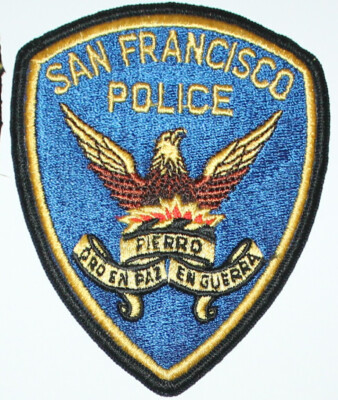 Very Old SFPD SAN FRANCISCO POLICE DEPT California CA PD Vintage Used ...