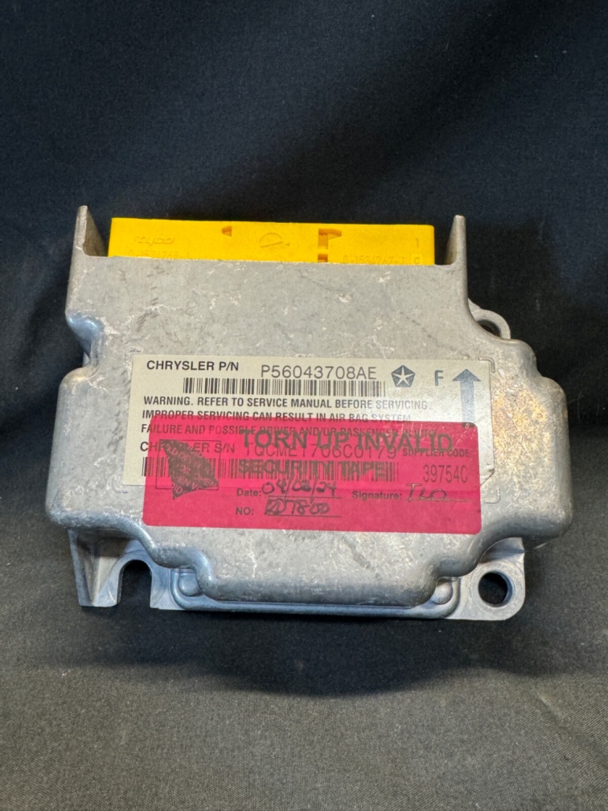 Occupant Restraint Module 56043708AE- 2007 Dodge Ram | eBay