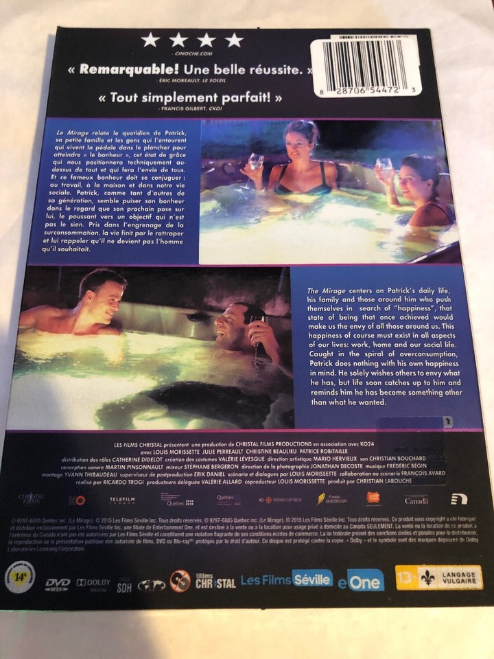 The Mirage (Version Francoise) Le Mirage DVD 2015 Rare Region 1 US ...