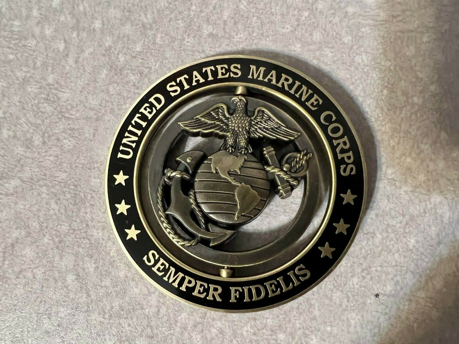 USMC EGA SPINNER CHALLENGE COIN | eBay