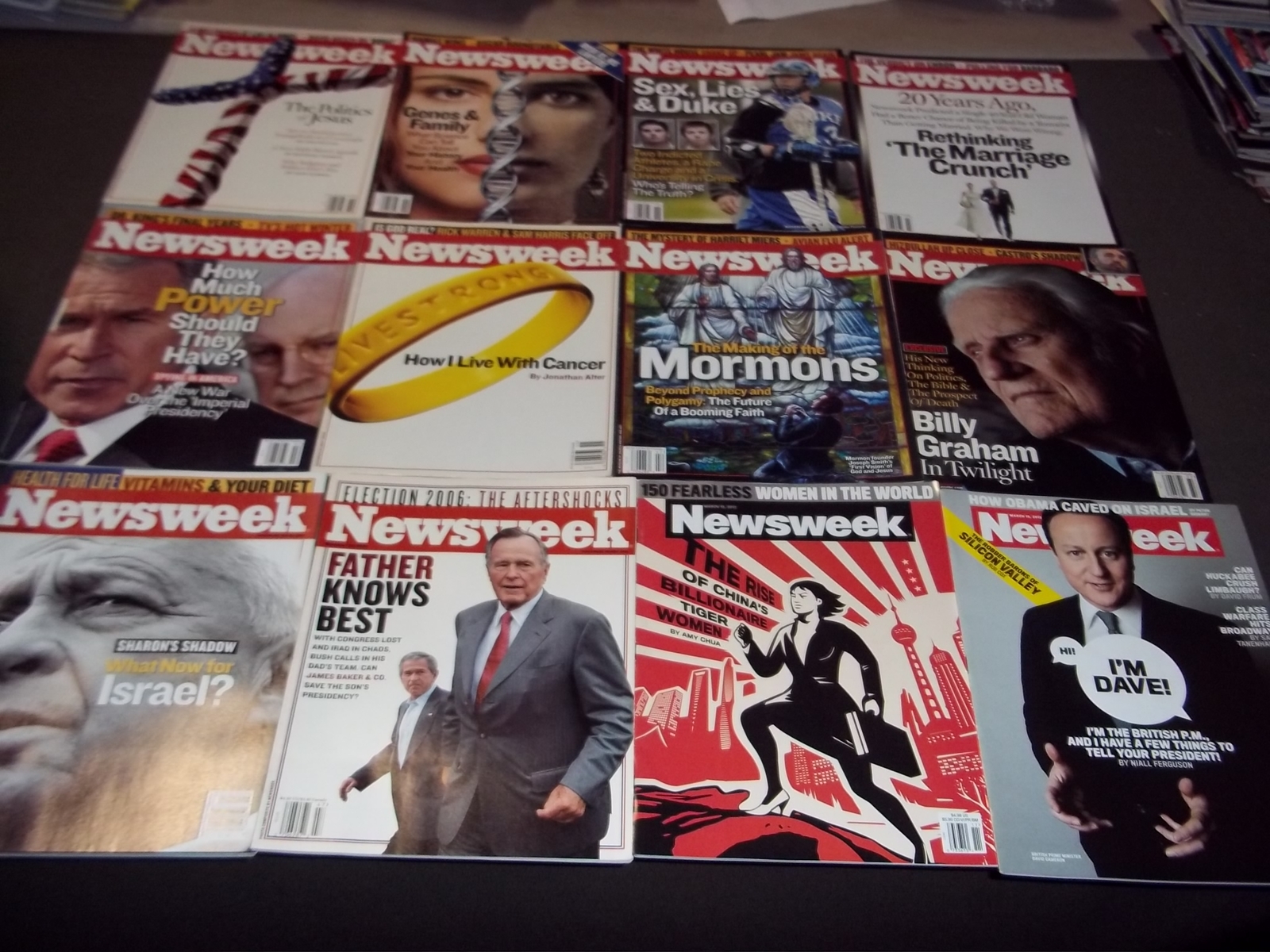 2000S NEWSWEEK MAGAZINE LOT OF 50 ISSUES - POLITICS - GREAT FRONT ...