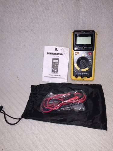 Digital Multimeter 10709 Non Contact Voltage AC/DC E Tek CAT II 600V 5 ...