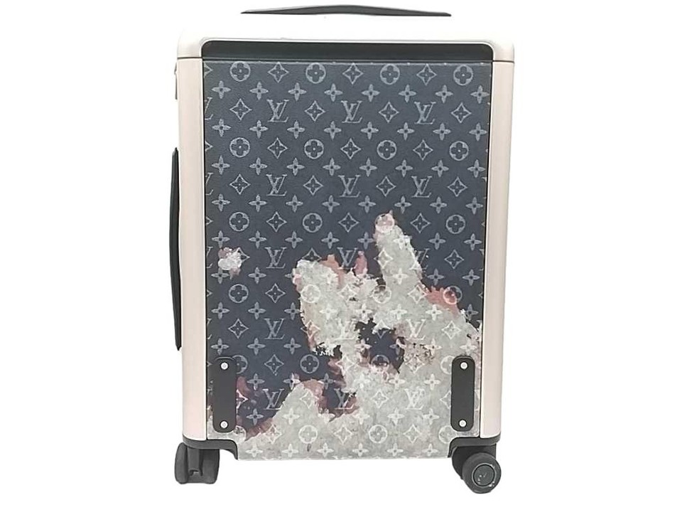 Louis Vuitton Horizon Roller 50 Ink Blue Limited Edition Blue Suitcase ...