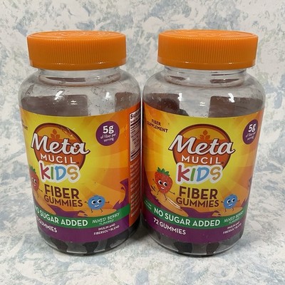 Meta Mucil Kids Fiber Gummies 72 CT ( Lot of 2 ) New | eBay