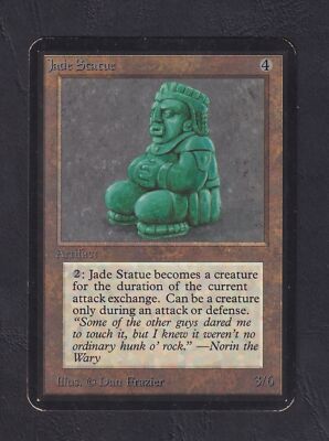 Magic MTG - Jade Statue - Alpha - PLAYED - EN | eBay