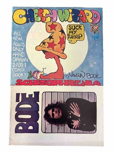 Cheech Wizard Schizophrenia Last Gasp 1973 Underground Comic Book | eBay